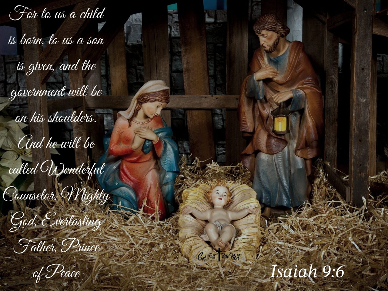 Merry Christmas - God First Life Next